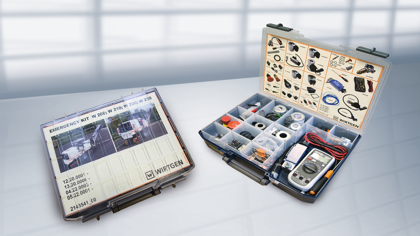 Emergency kits | Spare parts | Wirtgen